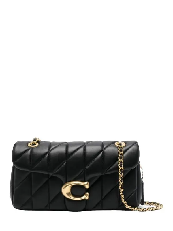 COACH Tabby 26 Leather Crossbody Bag - Black