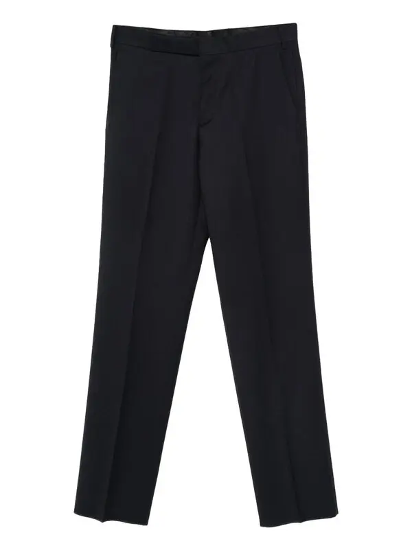 LARDINI Tailored Wool Trousers - Grey