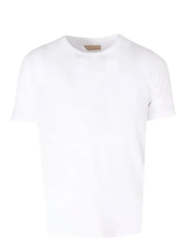 120% Lino Short-sleeve T-shirt - White