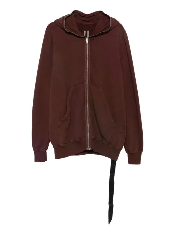 Rick Owens Zip-up Hoodie - Brown