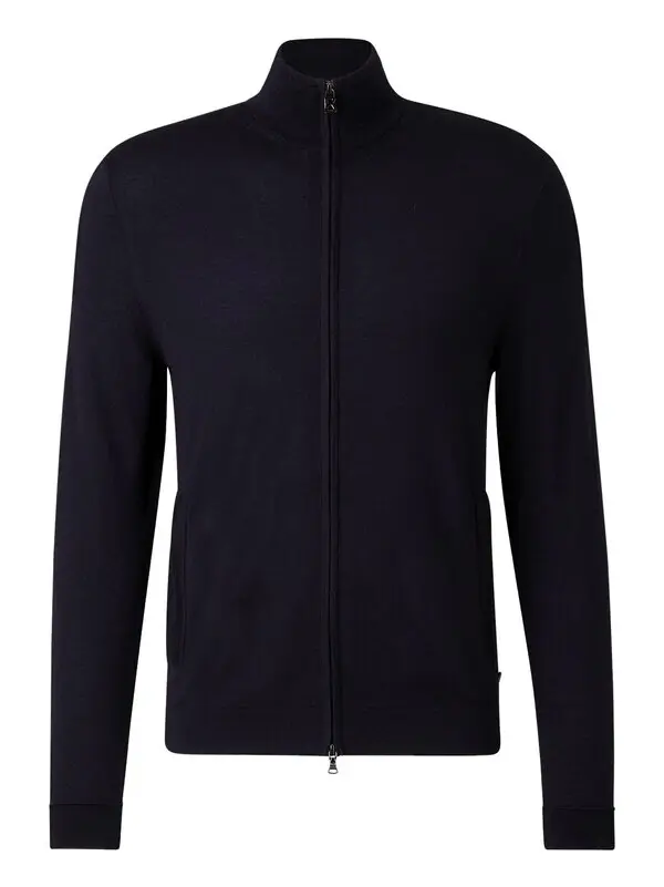 Bogner Knit Jacket - Navy Blue