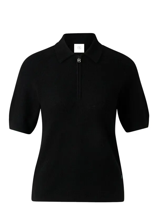 Bogner Knitted Polo Shirt - Black