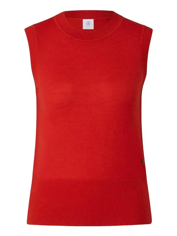 Bogner Knitted Top Isola - Red