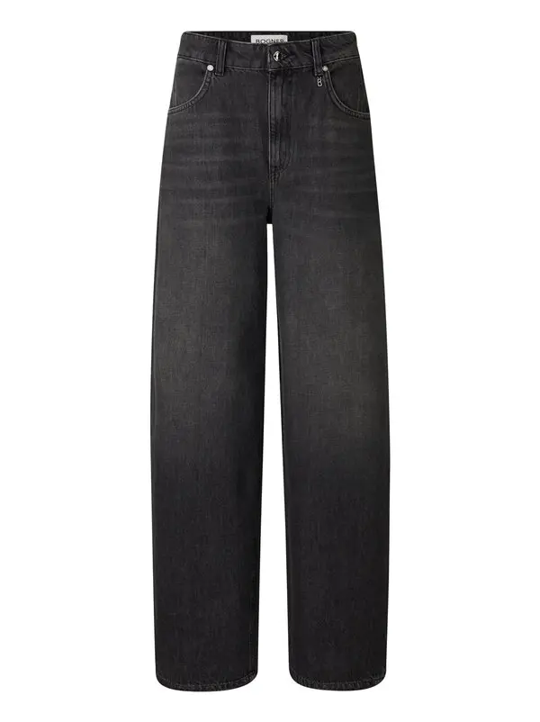 Bogner Bina Barrel Fit Jeans - Dark Gray