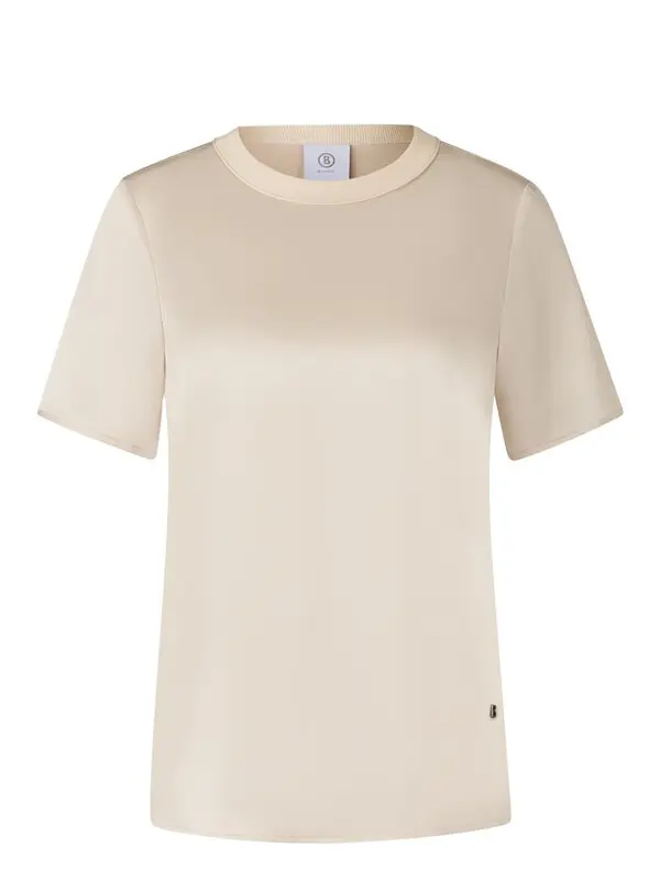 Bogner Dylan Satin Shirt - Sand