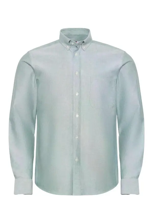 LOJA DAS MEIAS Button Long-sleeves Shirt - Green