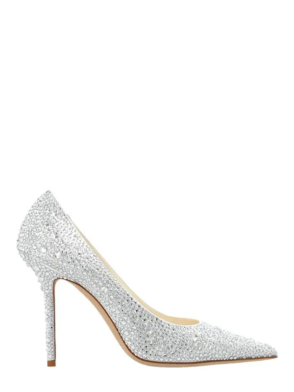 JIMMY CHOO Love Stiletto Pumps - Silver