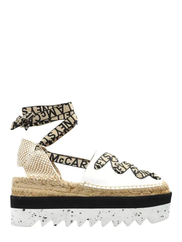 Stella McCartney Gaia Platform Espadrilles - White