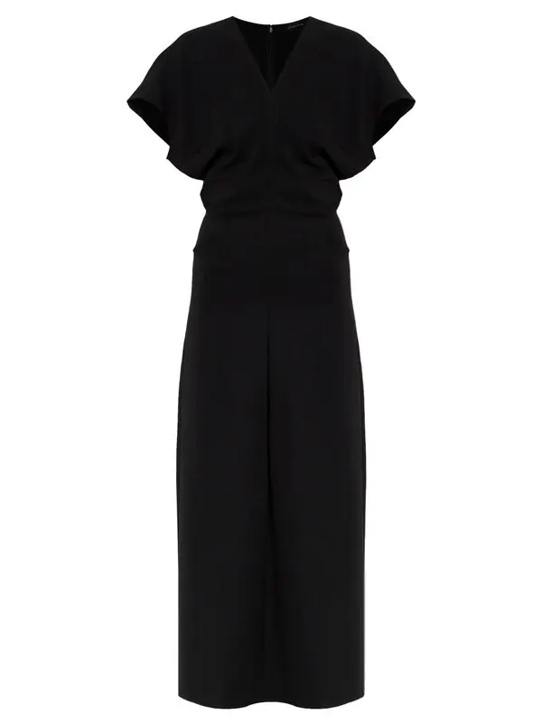 ANINE BING V-neck Midi Dress - Black