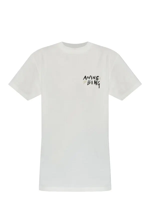 ANINE BING Logo T-shirt - White