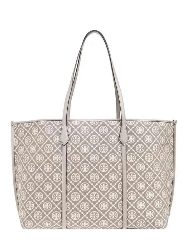 Tory Burch Perry T Shopper Bag - Grey