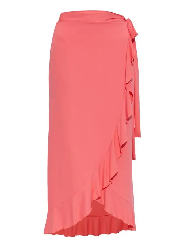 Melissa Odabash Cassidy Midi Skirt - Pink
