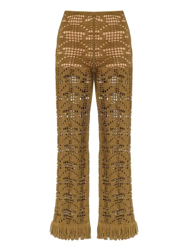 Etro Woven Trousers - Green