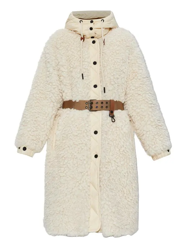 Moncler Apres-ski Coat - Cream
