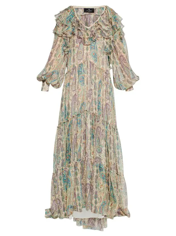 Etro Silk Maxi Dress - Multicolour