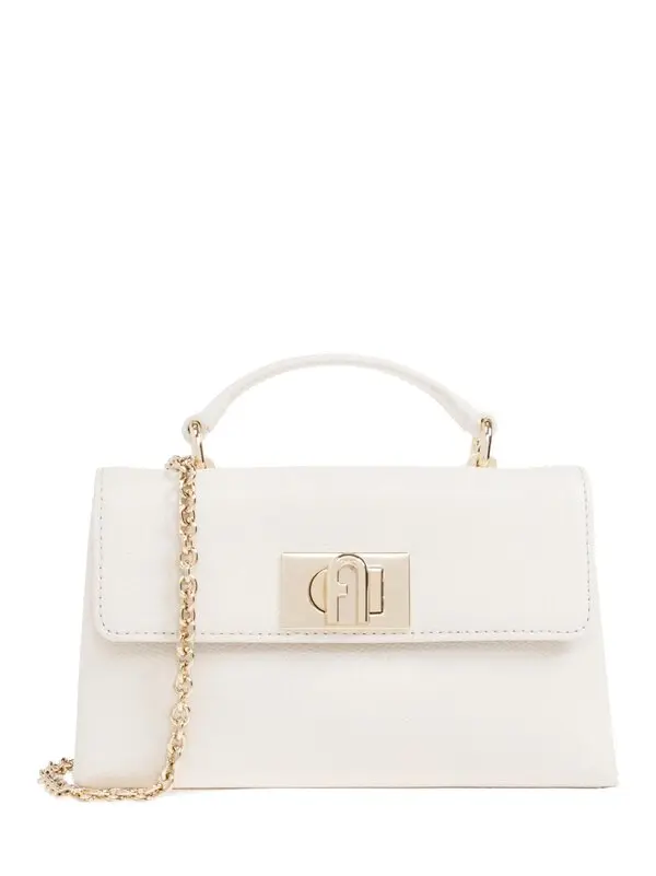 Furla Diamante Mini Handheld Bag - Cream