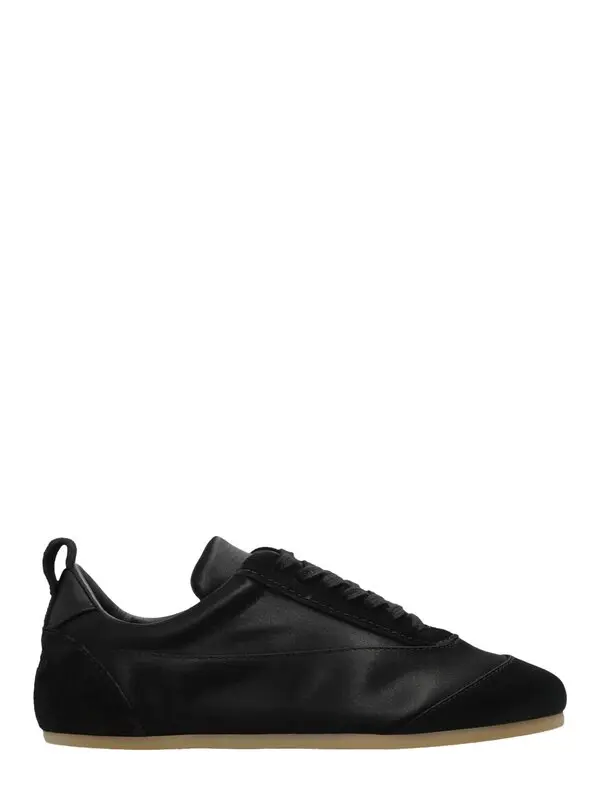 JIL SANDER Low-cut Leather Sneakers - Black