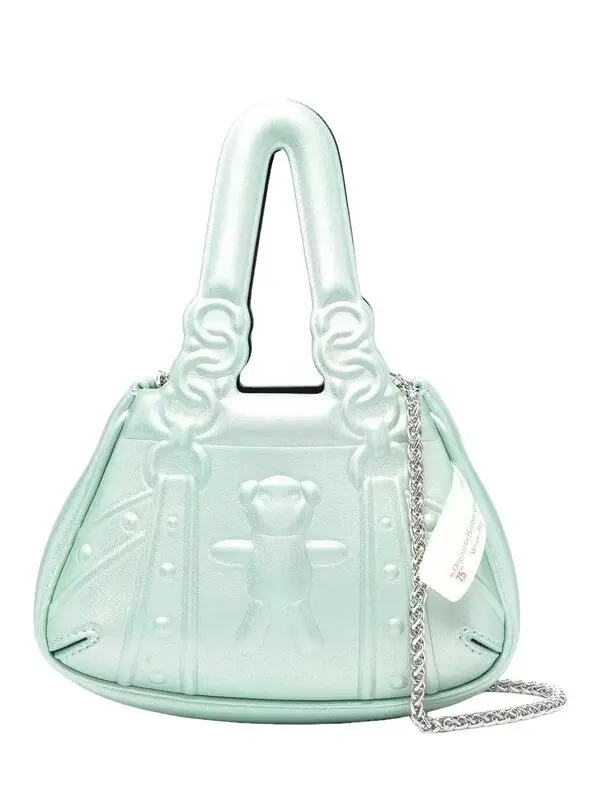 FORBITCHES Tote Bag With Debossed Detailing - Green