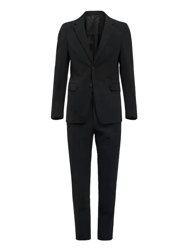 Prada Single-breasted Suit - Black