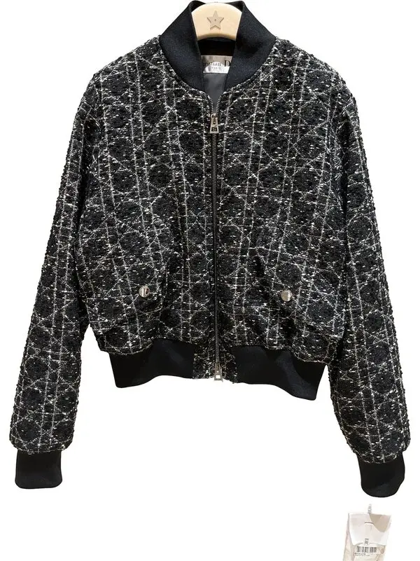 Dior Tweed Bomber - Black
