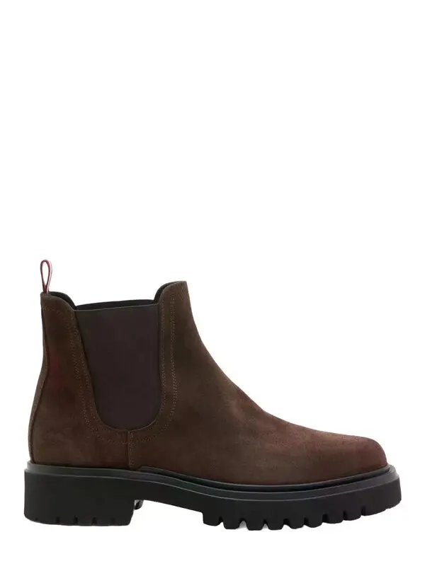 Bally Onyce Suede Boots - Brown