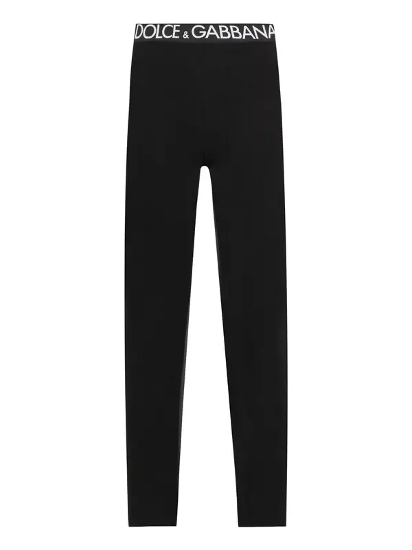 Dolce & Gabbana Jersey Leggings - Black