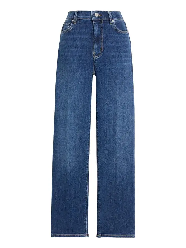 FRAME Le Sleek Straight High-rise Jeans - Mid Denim