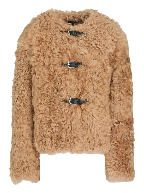 Rag & Bone Sabrina Shearling Coat - Sand