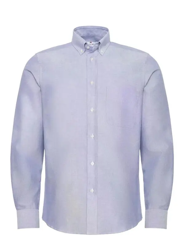 LOJA DAS MEIAS Button-fastening Pocket Shirt - Blue