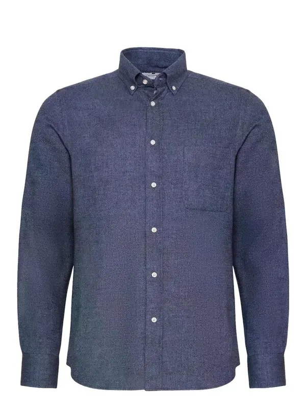 LOJA DAS MEIAS Button-fastening Pocket Shirt - Blue