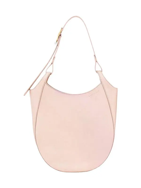 Longchamp Large Le Foulonné Shoulder Bag - Pink