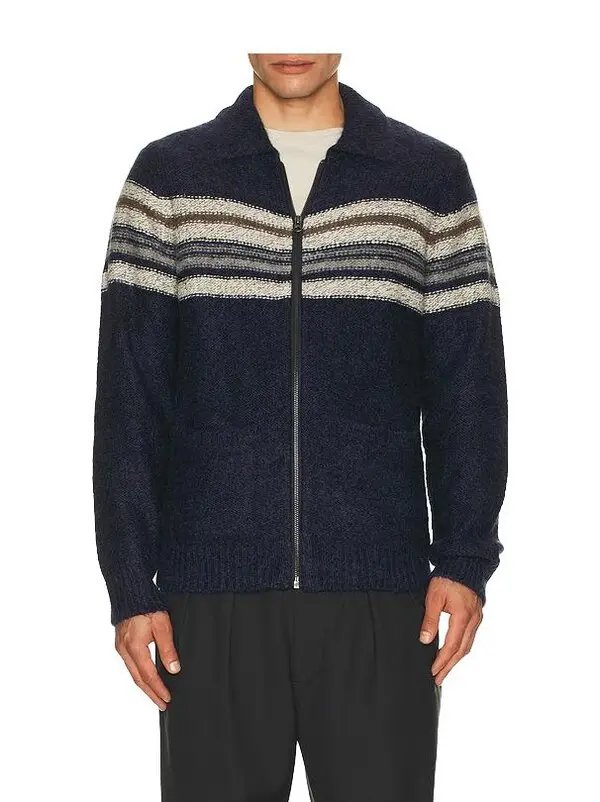 Rails Seldon Full Zip Cardigan - Moon Shadow