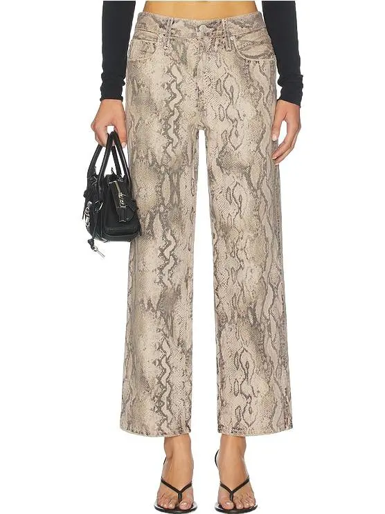 AMO Billie Straight Leg Jeans - Python Cloud Grey