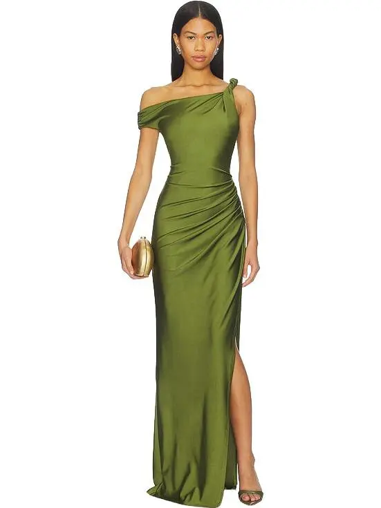 Nbd Shilpa Maxi Dress - Moss Green
