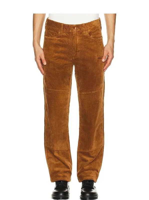 Brixton Builders Carpenter Pant - Washed Copper Corduroy