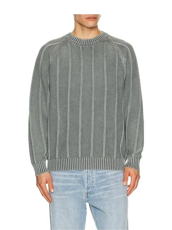 BOUND Melvin Washed Sweater - Jade