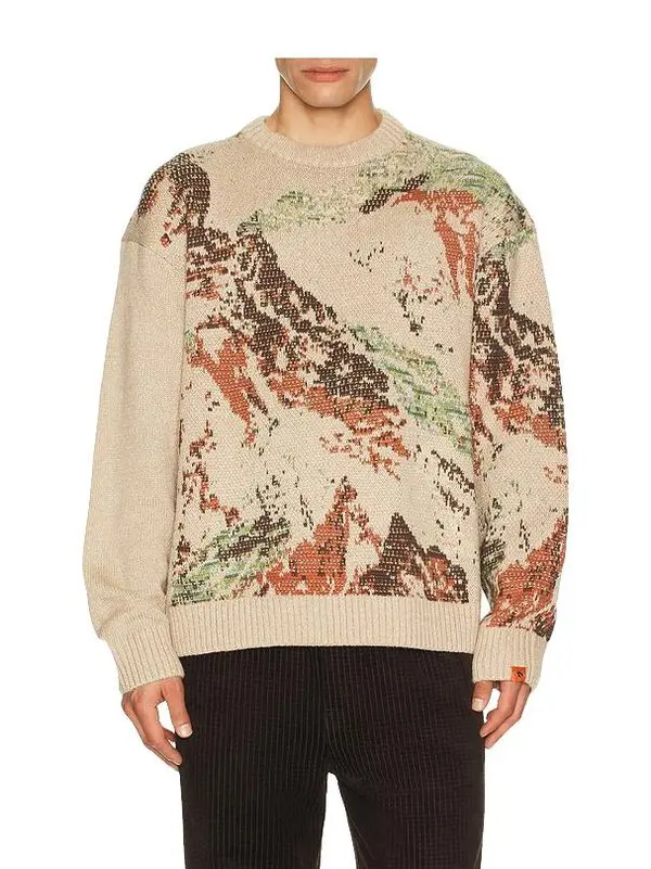 Scotch & Soda Loose Fit Pullover Sweater - Mountain Tannin