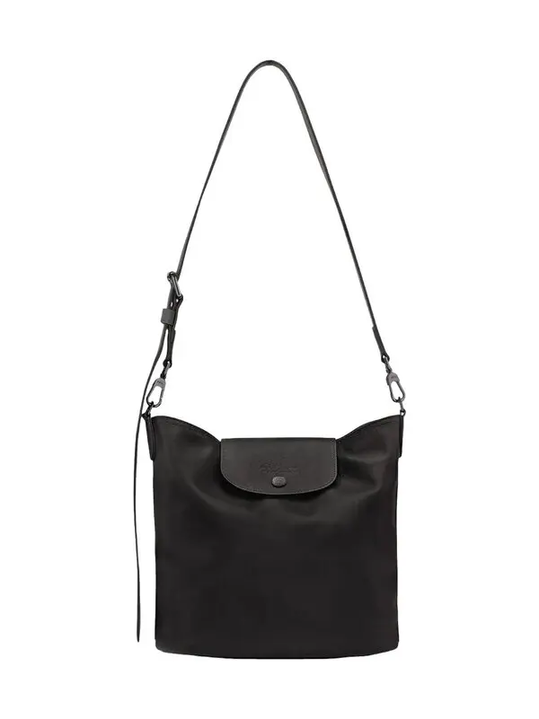 Longchamp Le Pliage Xtra Leather Shoulder Bag - Black