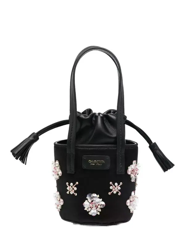 Giambattista Valli Crystal-embellished Tote - Black