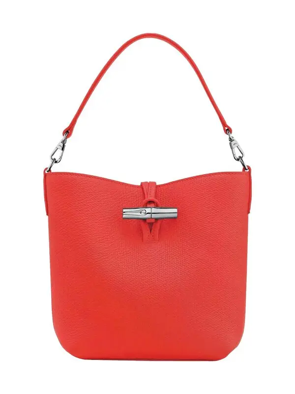 Longchamp Mini Le Roseau Bucket Bag - Red