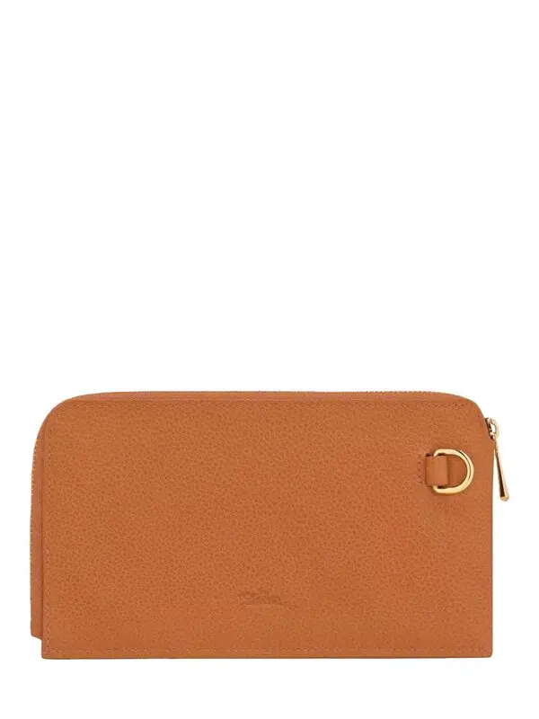 Longchamp Le Foulonné Zip Pouch - Orange