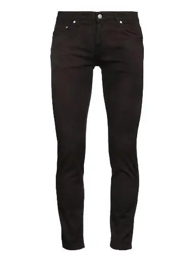 DANIELE ALESSANDRINI Tapered Slim-leg Pants - Brown