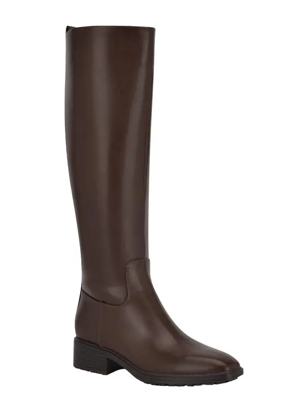 Nine West Barile Knee High Boot - Dark Brown 201