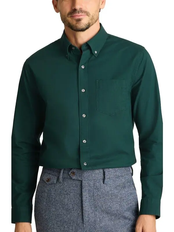 Bonobos Everyday Slim Fit Cotton Button-down Oxford Shirt - Emerald