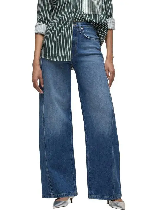 Hudson Jeans James Seamed Wide Leg - Glee