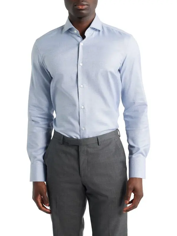 BOSS H-hank Kent Dress Shirt - Light/pastel Blue