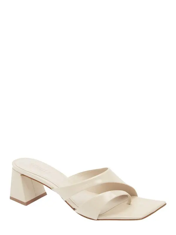 Schutz Madeline Mid Slide Sandal - Off White