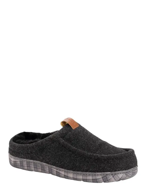 MUK LUKS Miles Clog Slipper - Heathered Black