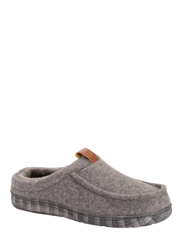 MUK LUKS Miles Clog Slipper - Heathered Grey