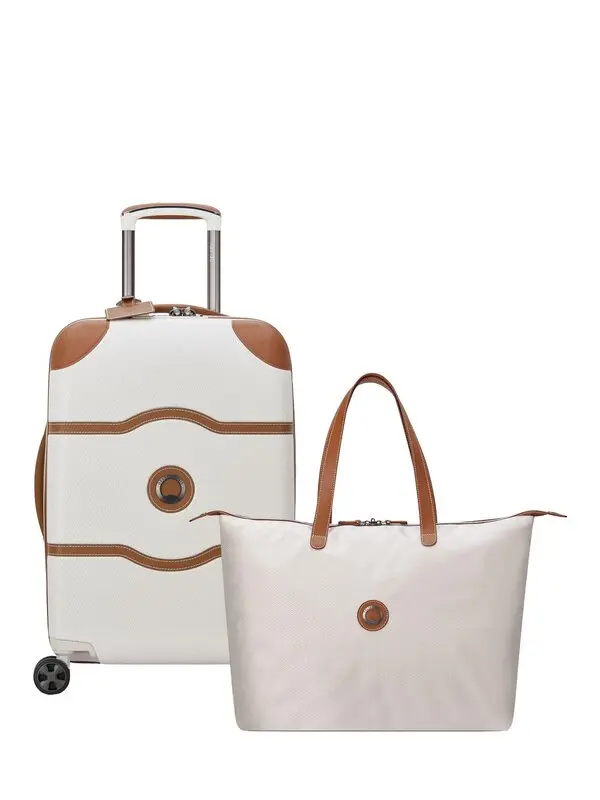 DELSEY PARIS 2-piece Spinner Carry-on And Tote Bag Set - Angora